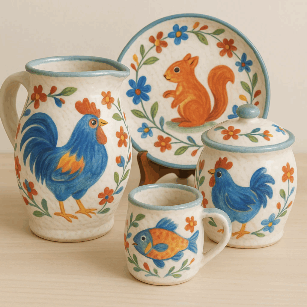 Handbuilding Majolica: Form & Color (6-weeks) - ICA